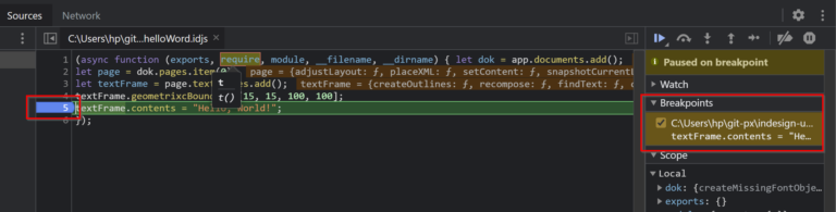 Das UXP Developer Tool | Automate InDesign with JavaScript