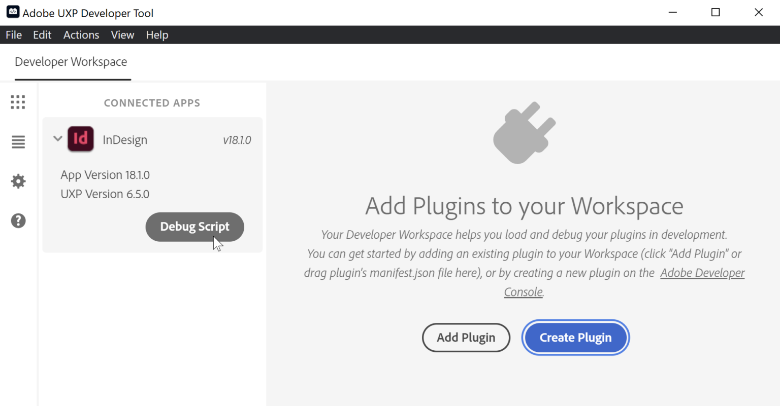 Das UXP Developer Tool | Automate InDesign with JavaScript